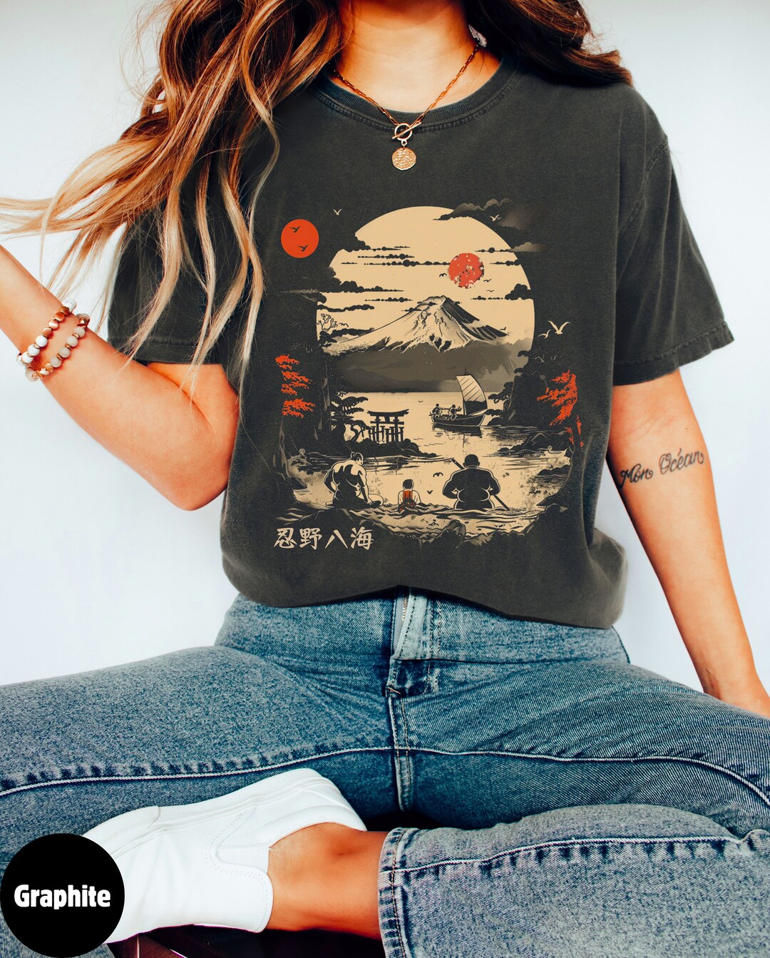 Fuji Five Lakes, Fuji Mountain, Lake Kawaguchi, Japanese Culture Shirt ...