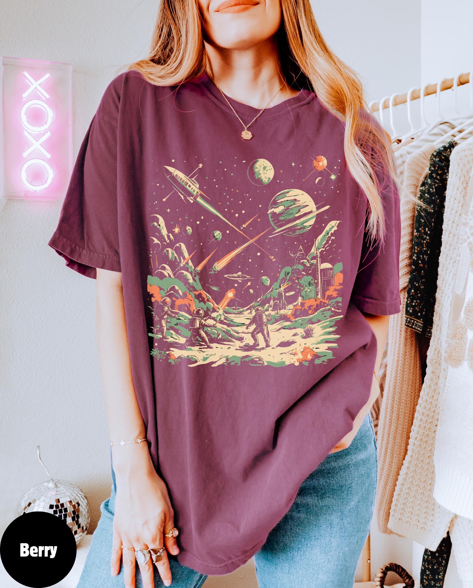 Space Battle Vintage Shirt, Retro Sci-fi Tee, Fighter Galaxy War Shirt ...