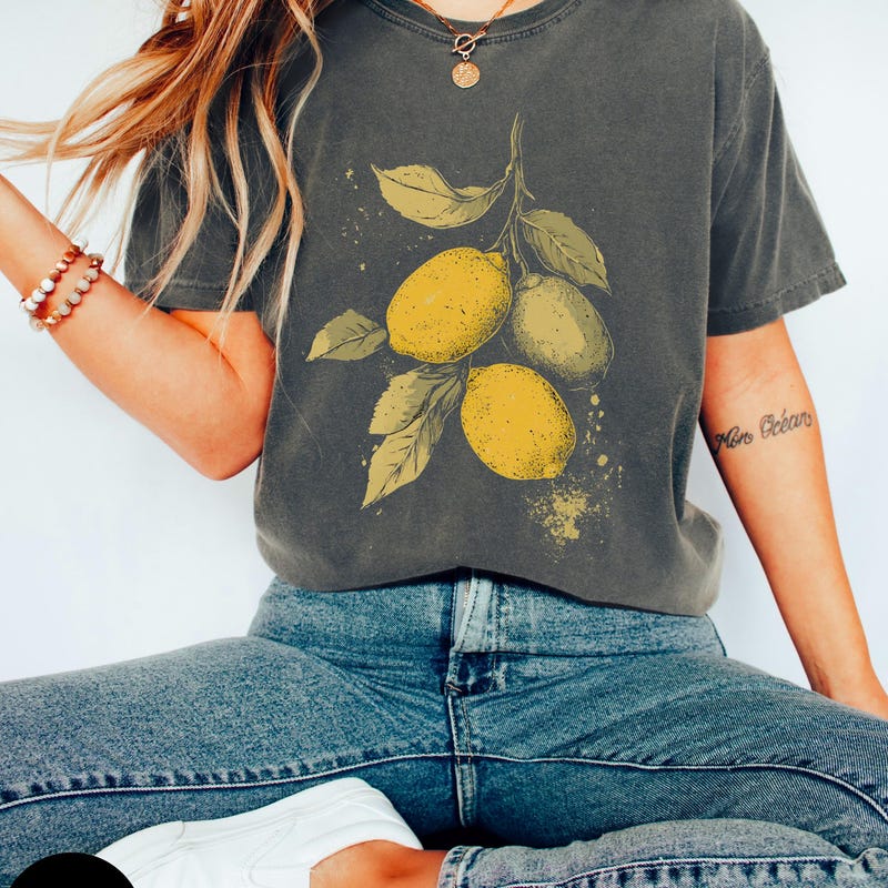 Lemon Shirt - Etsy