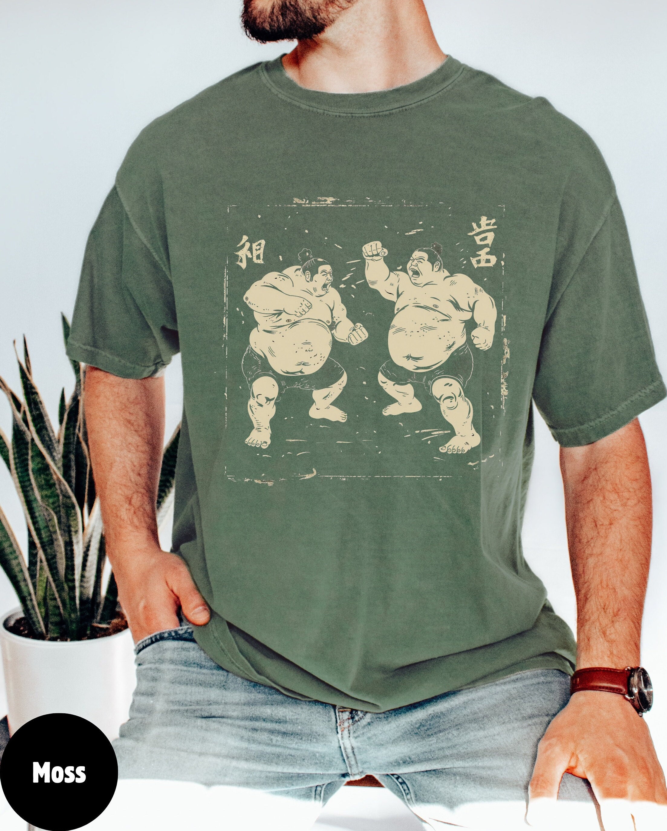 Sumo Wrestling T Shirt, Sumo Shirts Japan, Vintage Samurai Shirt ...