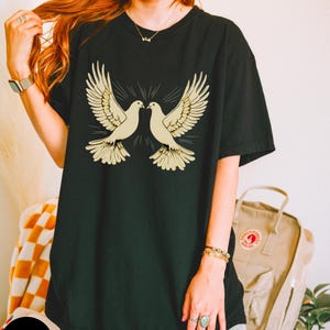 White Doves Shirt, World Peace Day, Faith Shirt, Dove Lovers Gift, Dove ...
