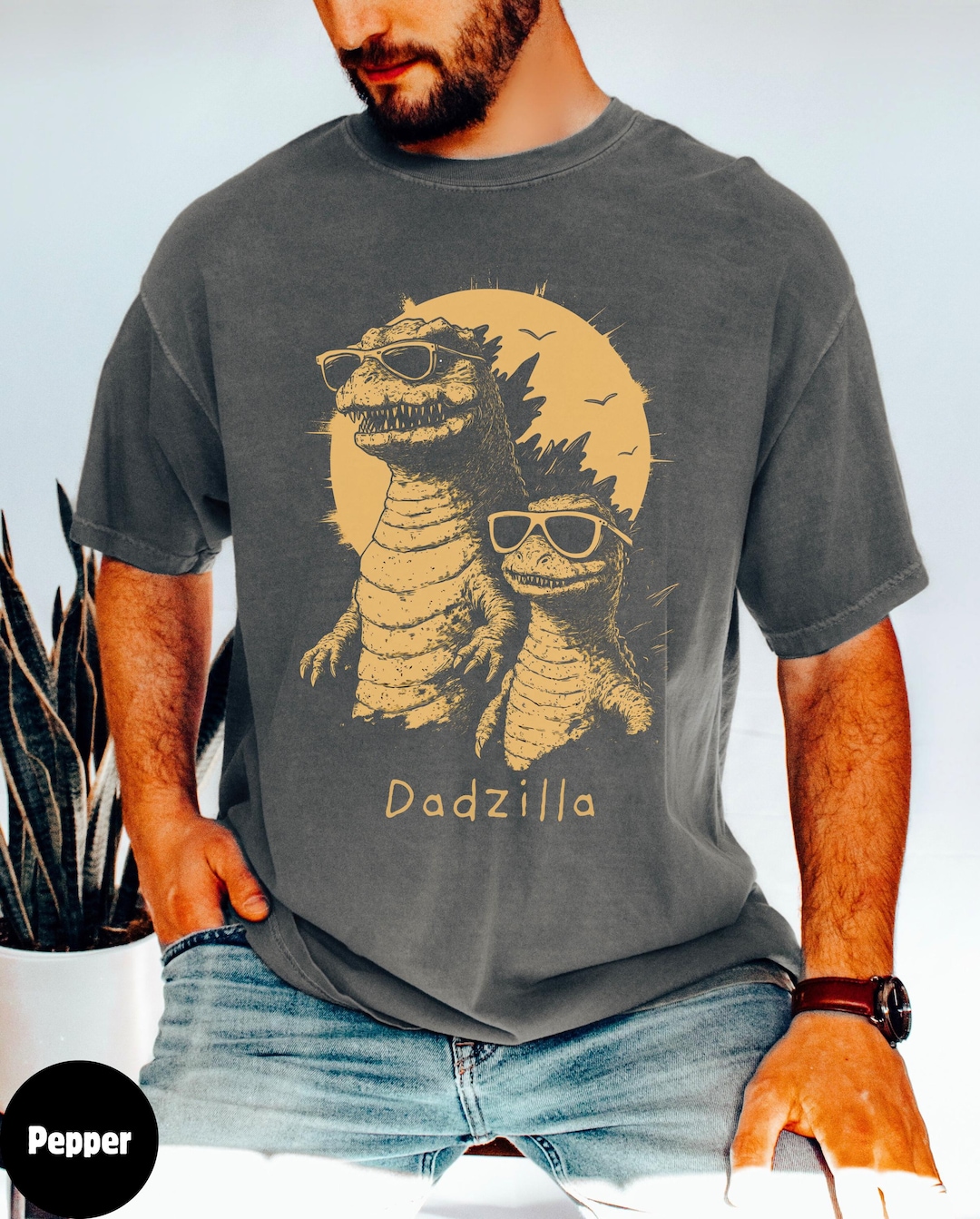 Dadzilla Shirt, Fathers Day Gift, Funny Dad Tee, Father's Day Shirt ...