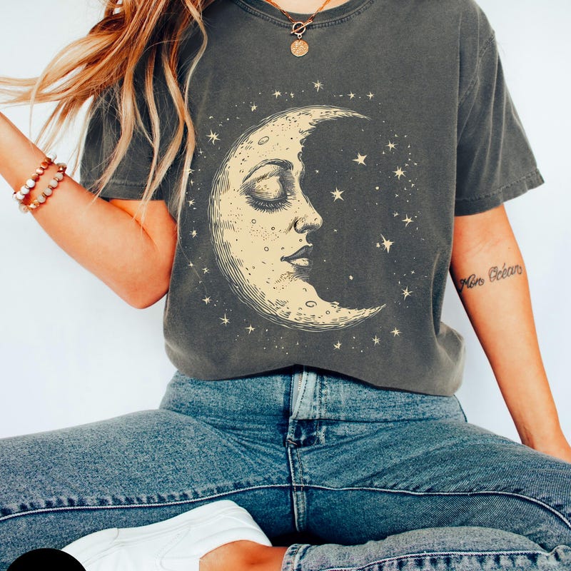 Moon Shirt - Etsy