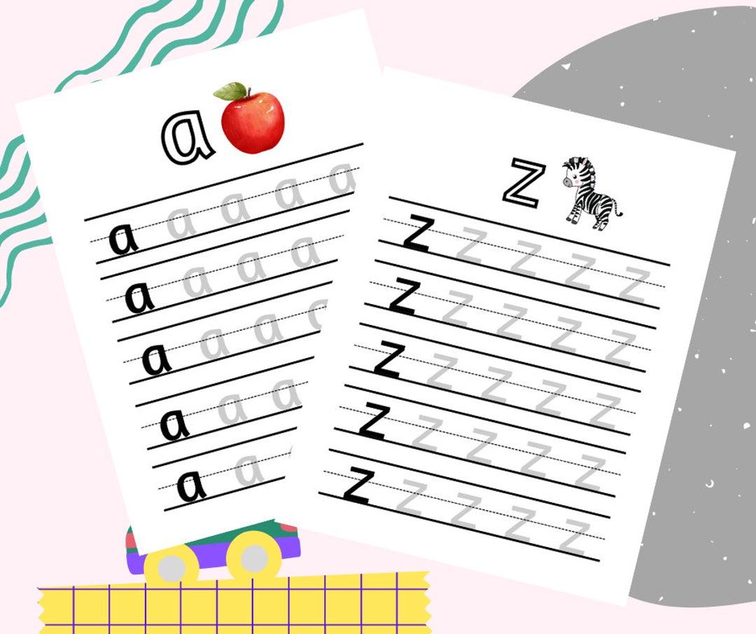 Lower Case Letter Alphabet Tracing for Kids | Printable Tracing Sheets ...