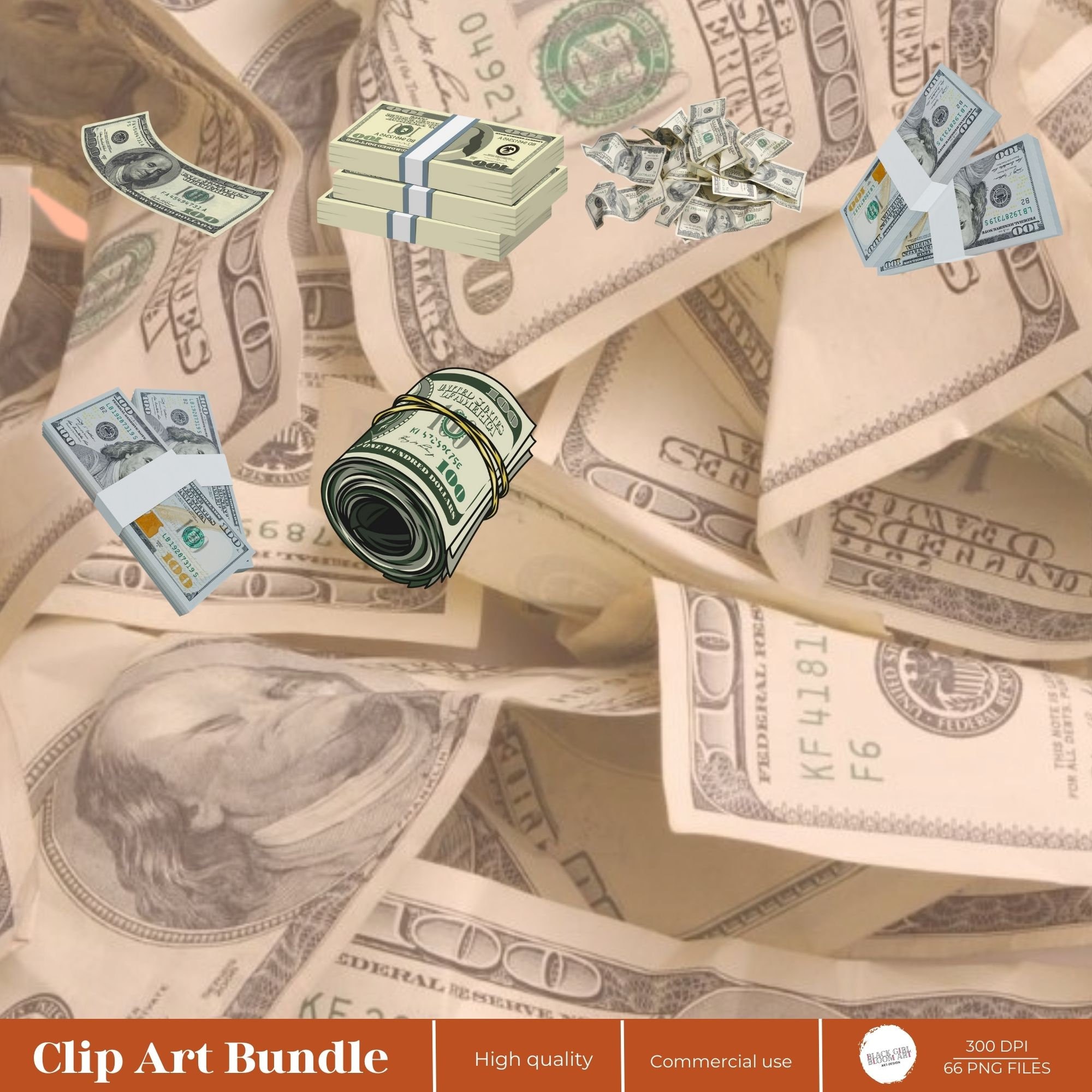 Black Girl Boss Clipart, Money PNG, Boss PNG, Financial PNG, That Girl ...