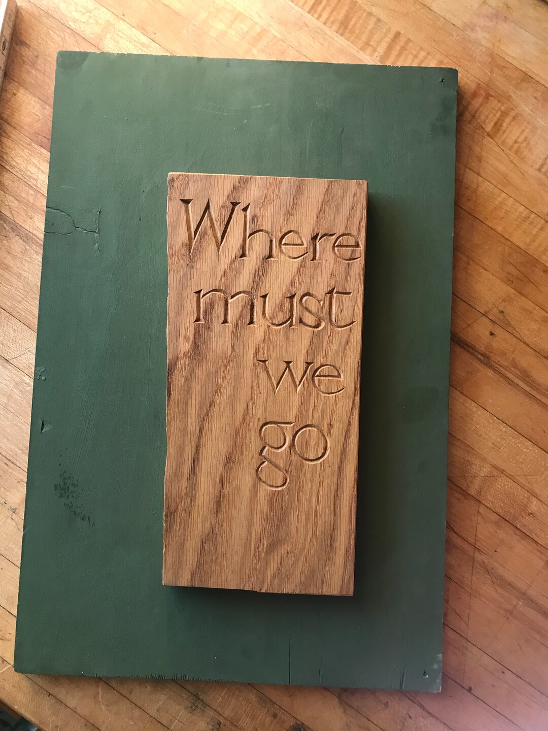 Carved Panel - Where Must We Go - Mad Max - Etsy