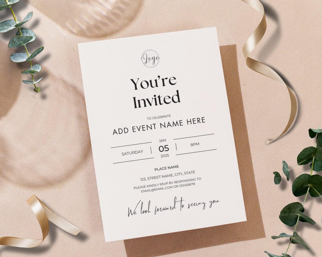 Modern Business Invitation Template, Special Event Invitation, Join Us ...