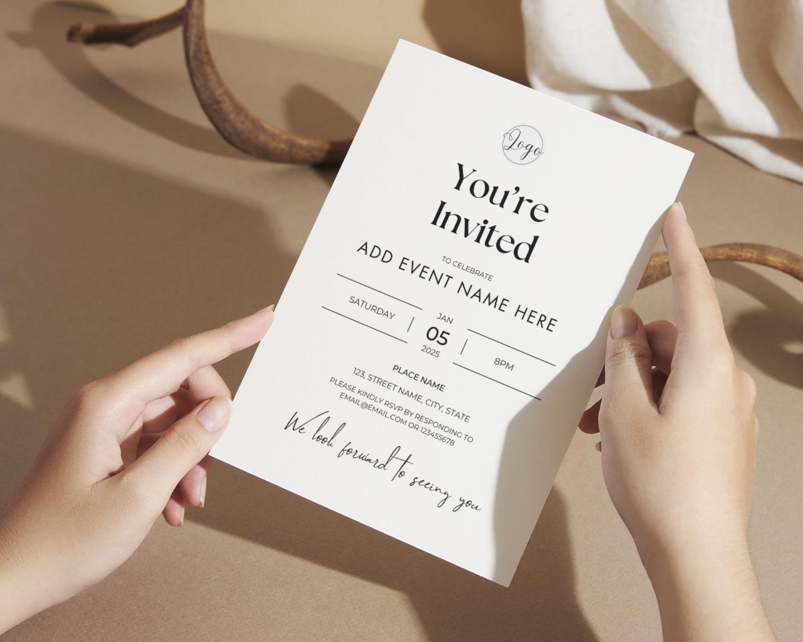 Modern Business Invitation Template, Special Event Invitation, Join Us ...