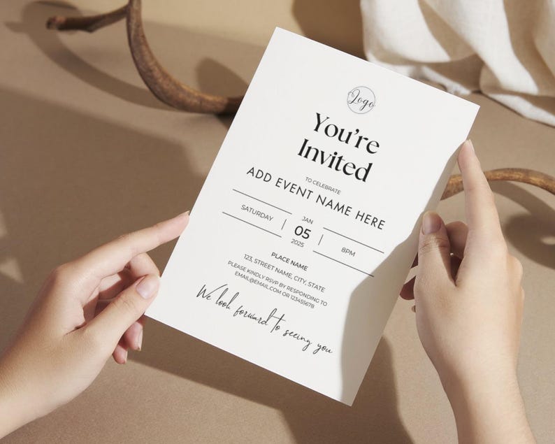 Modern Business Invitation Template, Special Event Invitation, Join Us ...