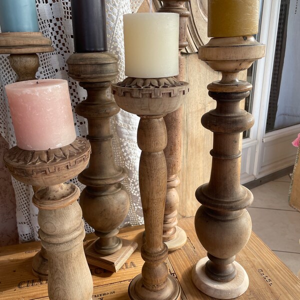 Vintage Old Candle Holder - Etsy