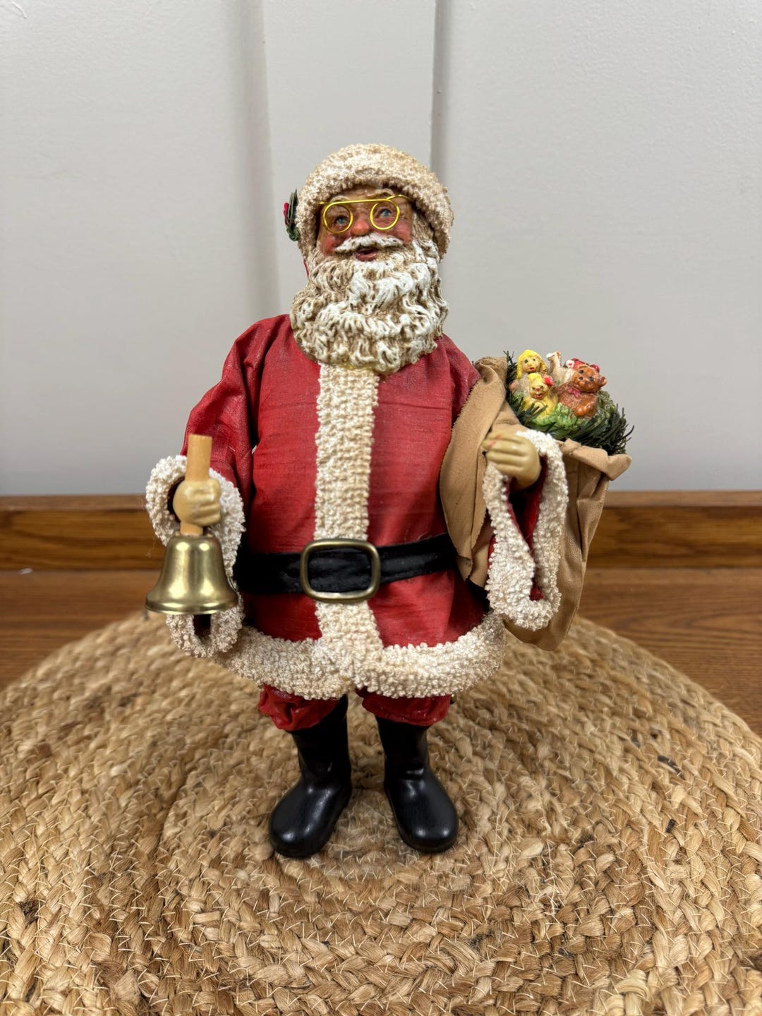 Vintage 1988 Clothtique Santa Figurine, Possible Dreams Collection, Old ...