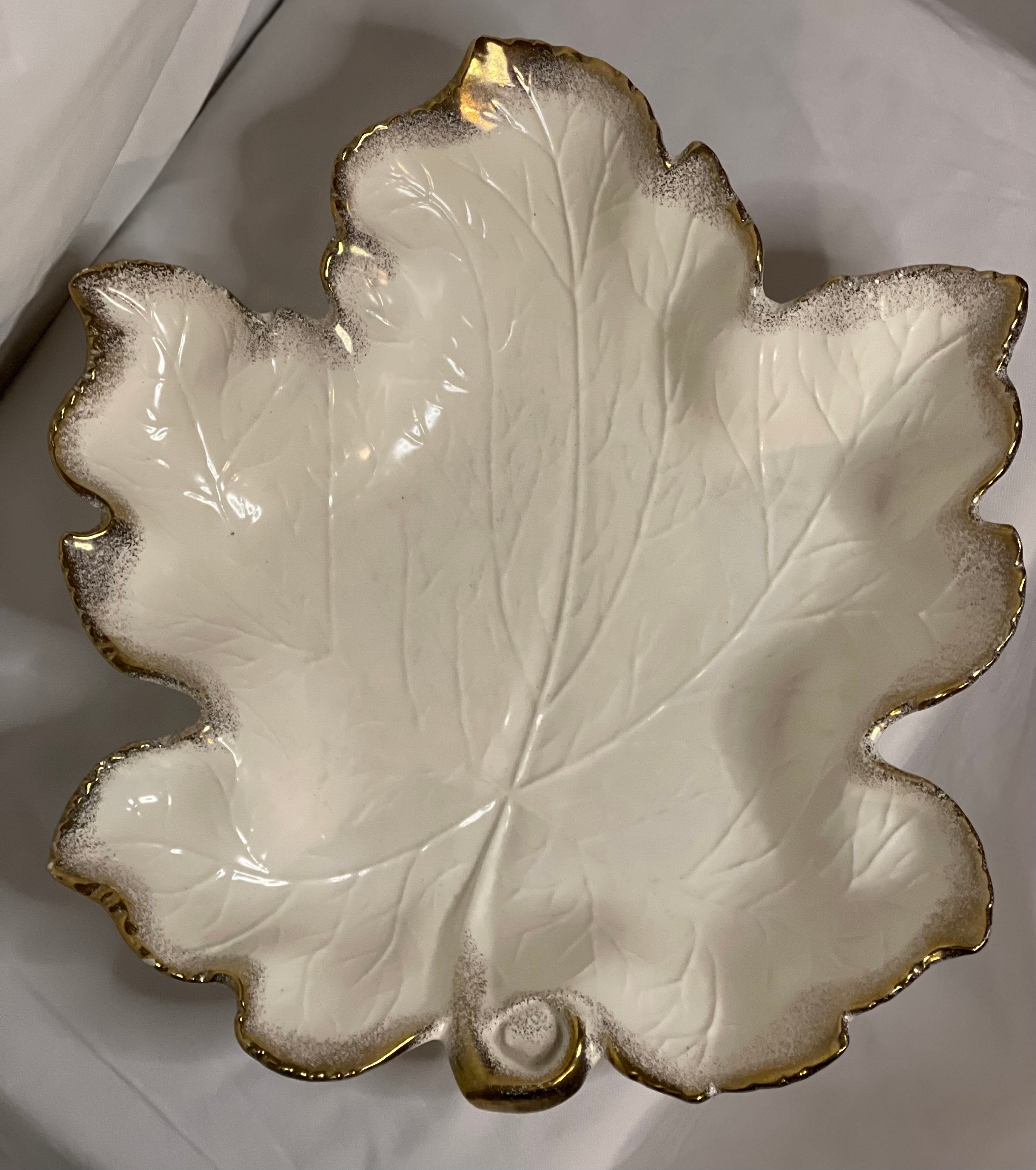 Large Vintage California Original Pottery Serving Dish #719. Gold ...