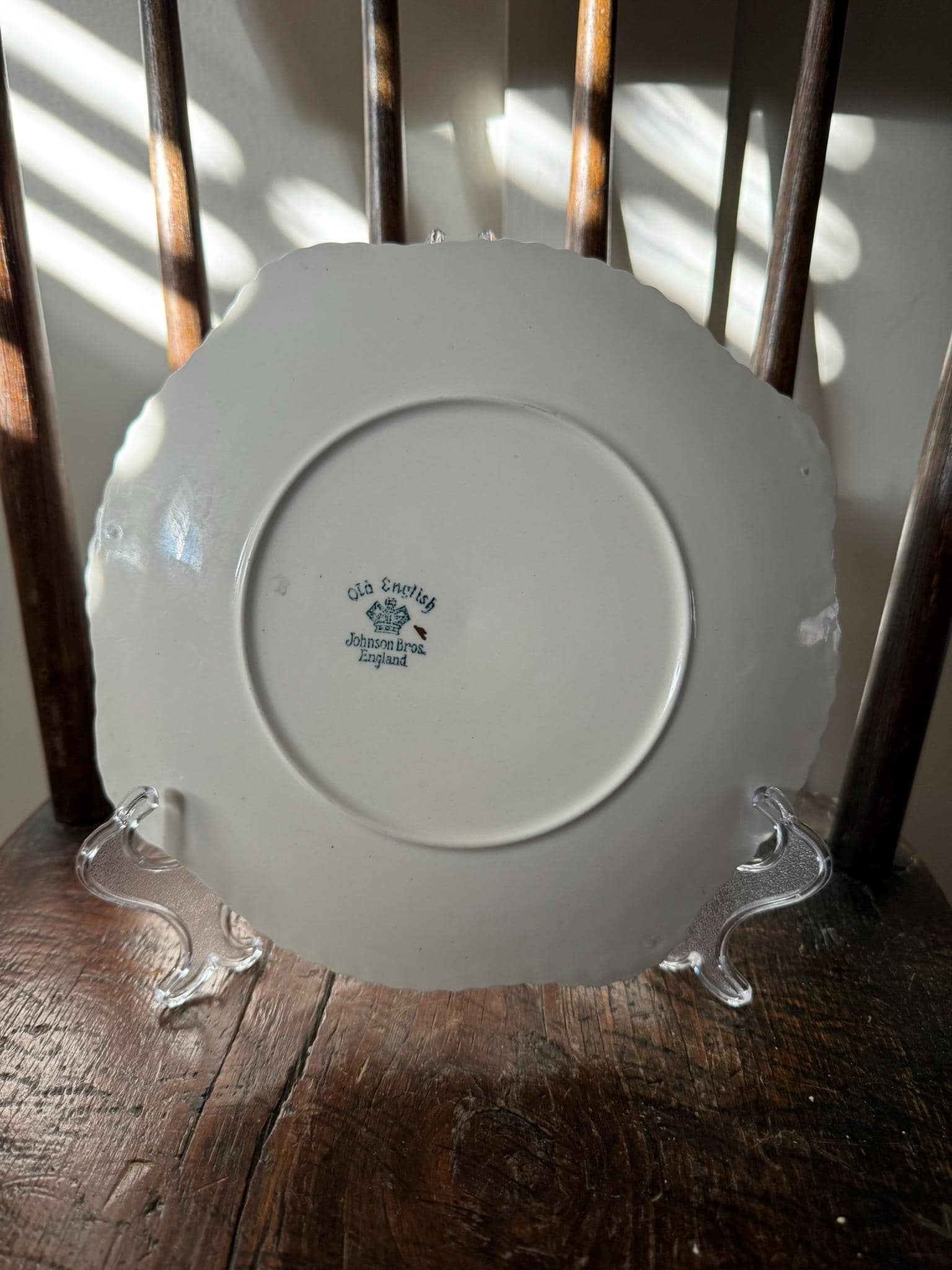 Vintage Old English Johnson Brothers Bros. of England Fina China Plate ...