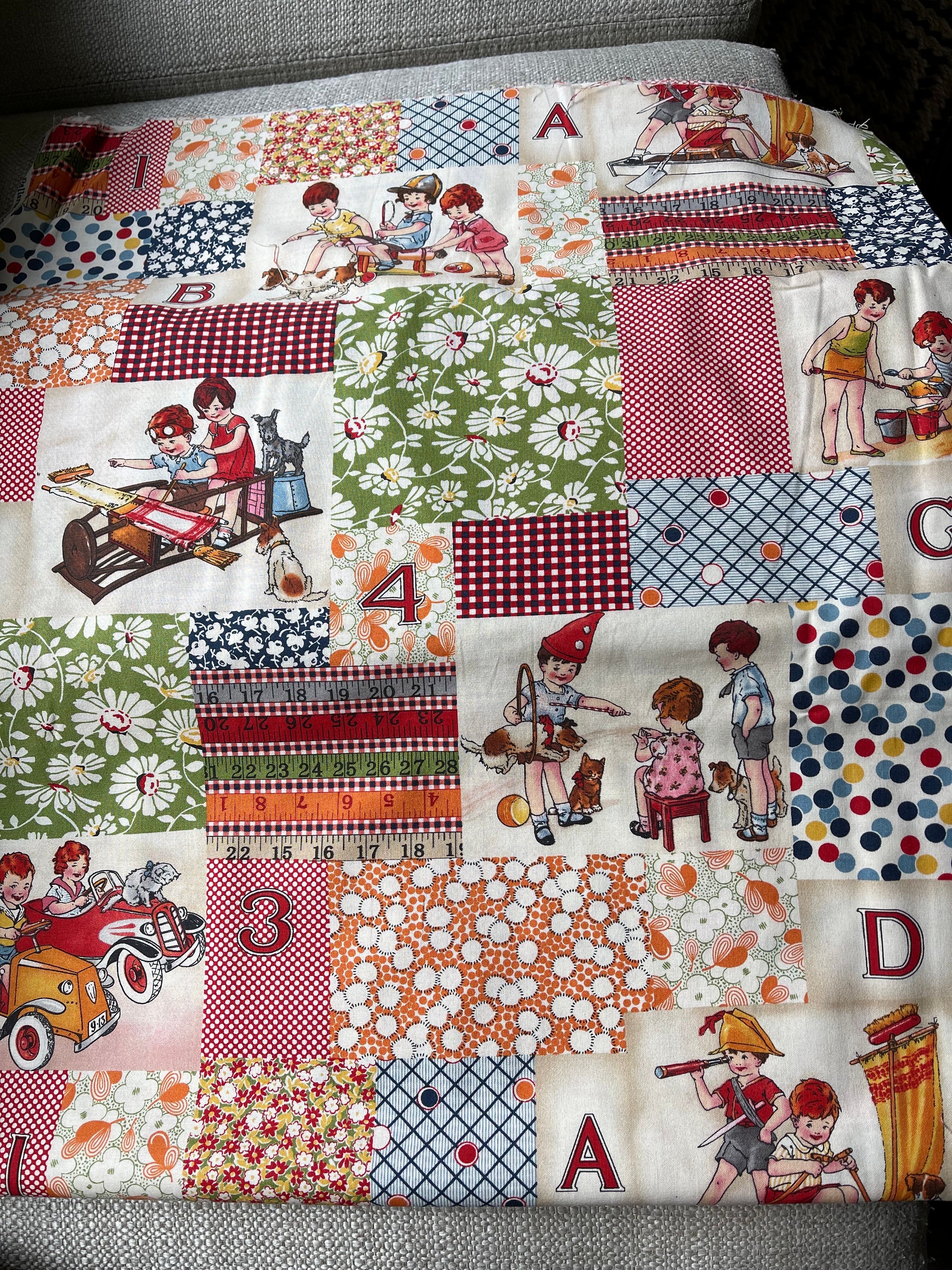Moda American Jane Wee Play Vintage Fabric 100% Cotton - Etsy