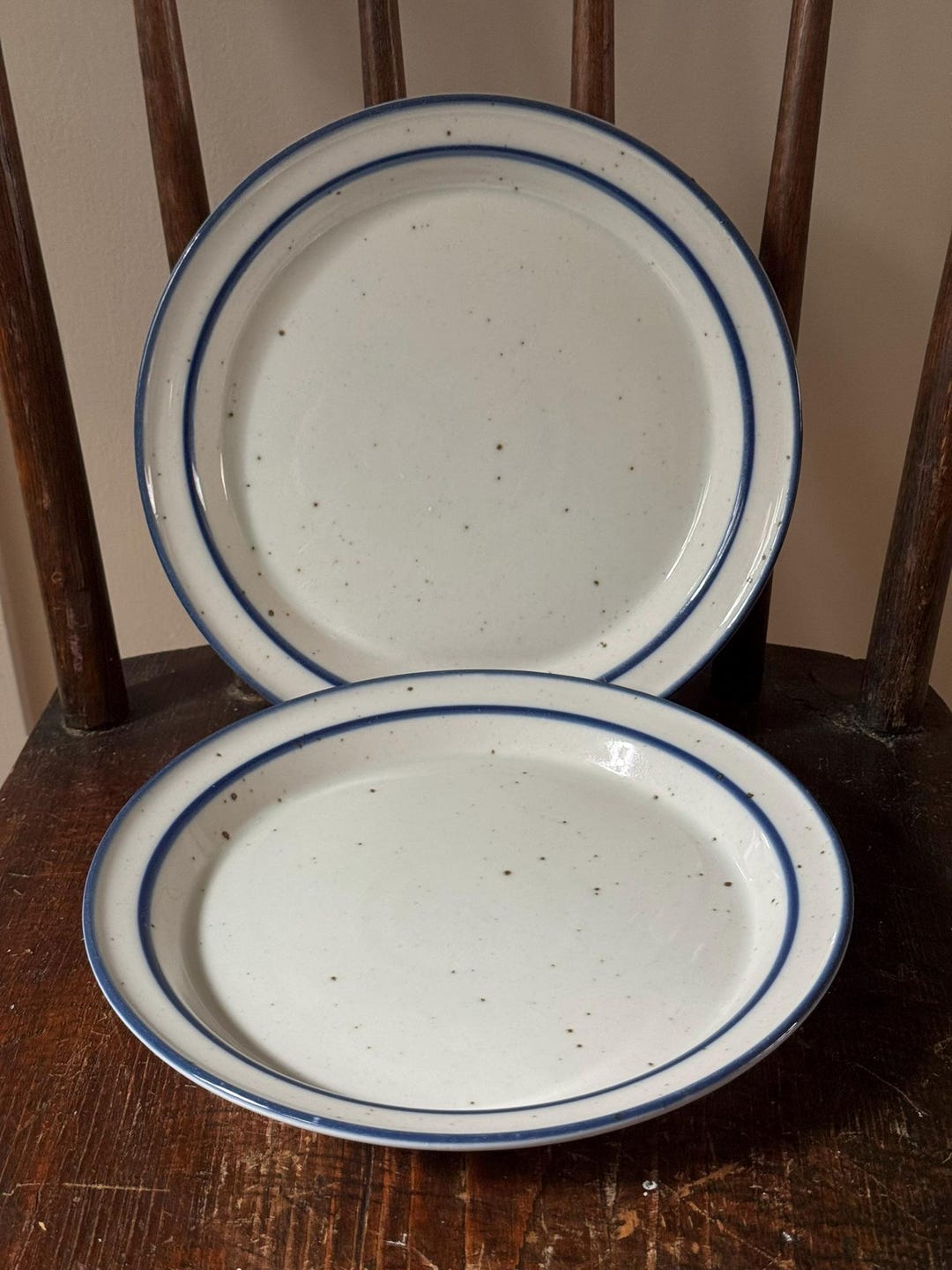 Set of 2 Vintage Dansk Designs Copenhagen Denmark Blue Mist 8.5" Salad ...