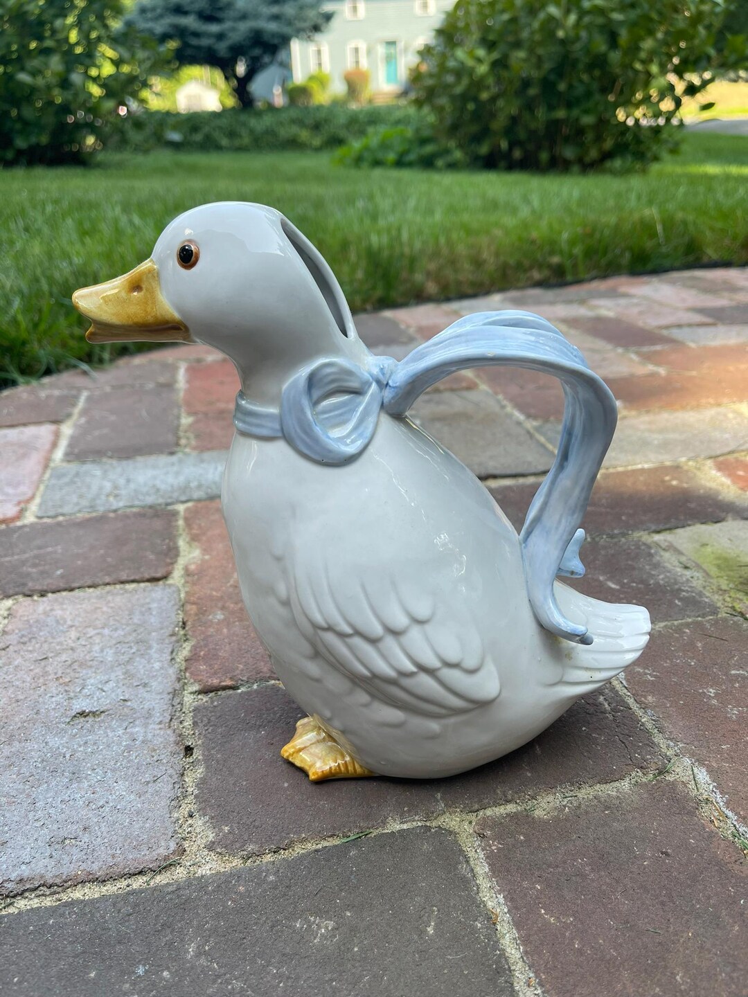 Vintage Fitz and Floyd White Goose Pitcher Ceramic 1980s Collectible - Etsy