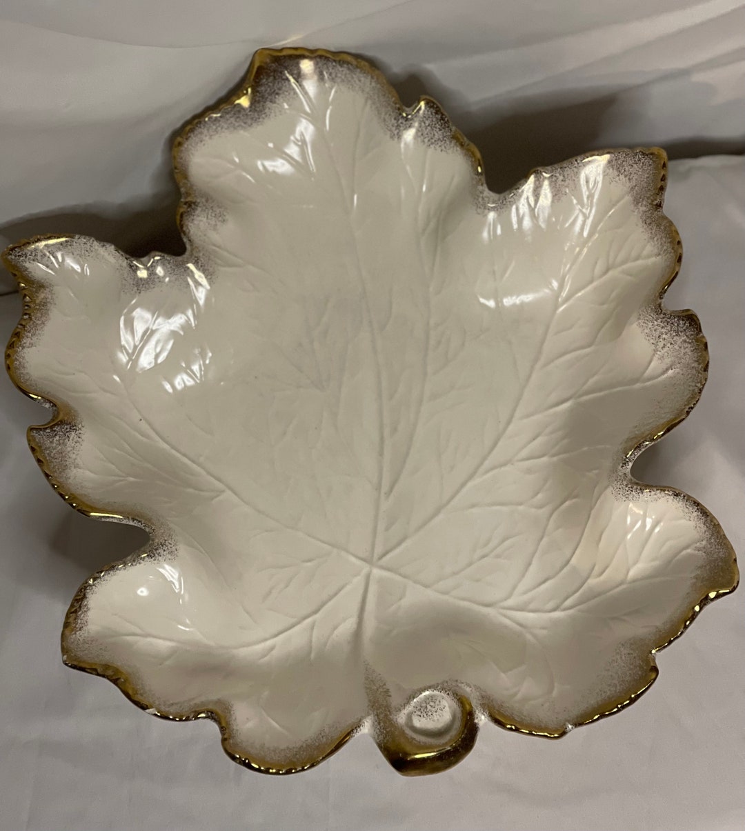 Large Vintage California Original Pottery Serving Dish #719. Gold ...