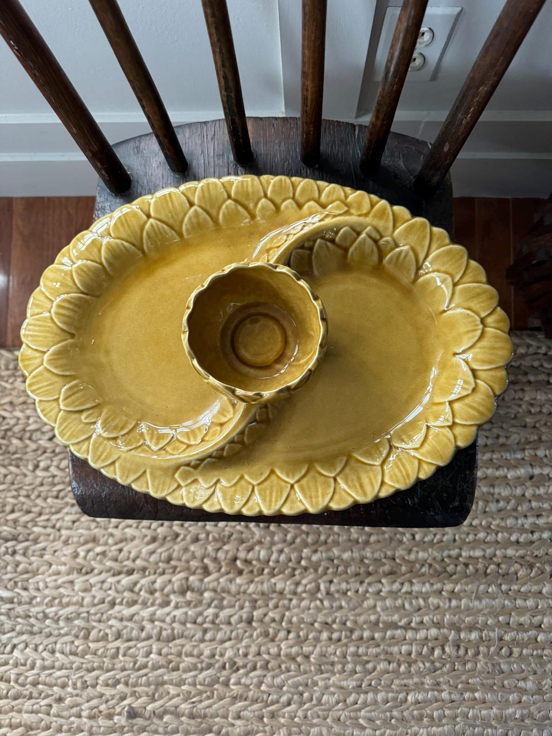 GORGEOUS Large MCM Vintage Belmar of California Artichoke Serving Plate ...