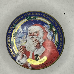 Vintage Santa La Vosgienne Raspberry Flavoured Candies Bon Bons ...