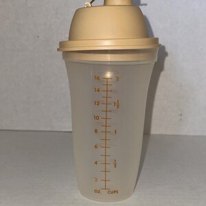 Vintage Tupperware Gold Shaker Blender - Etsy