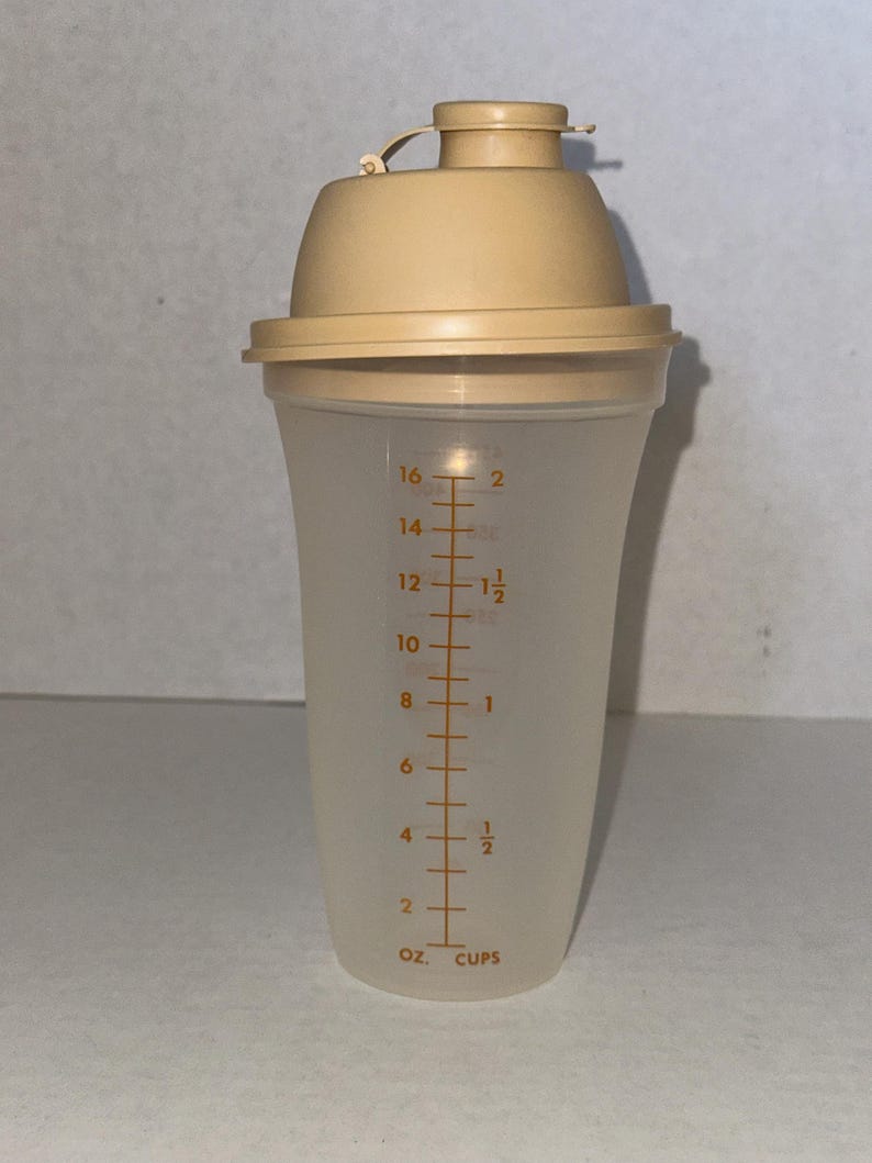 Vintage Tupperware Gold Shaker Blender - Etsy