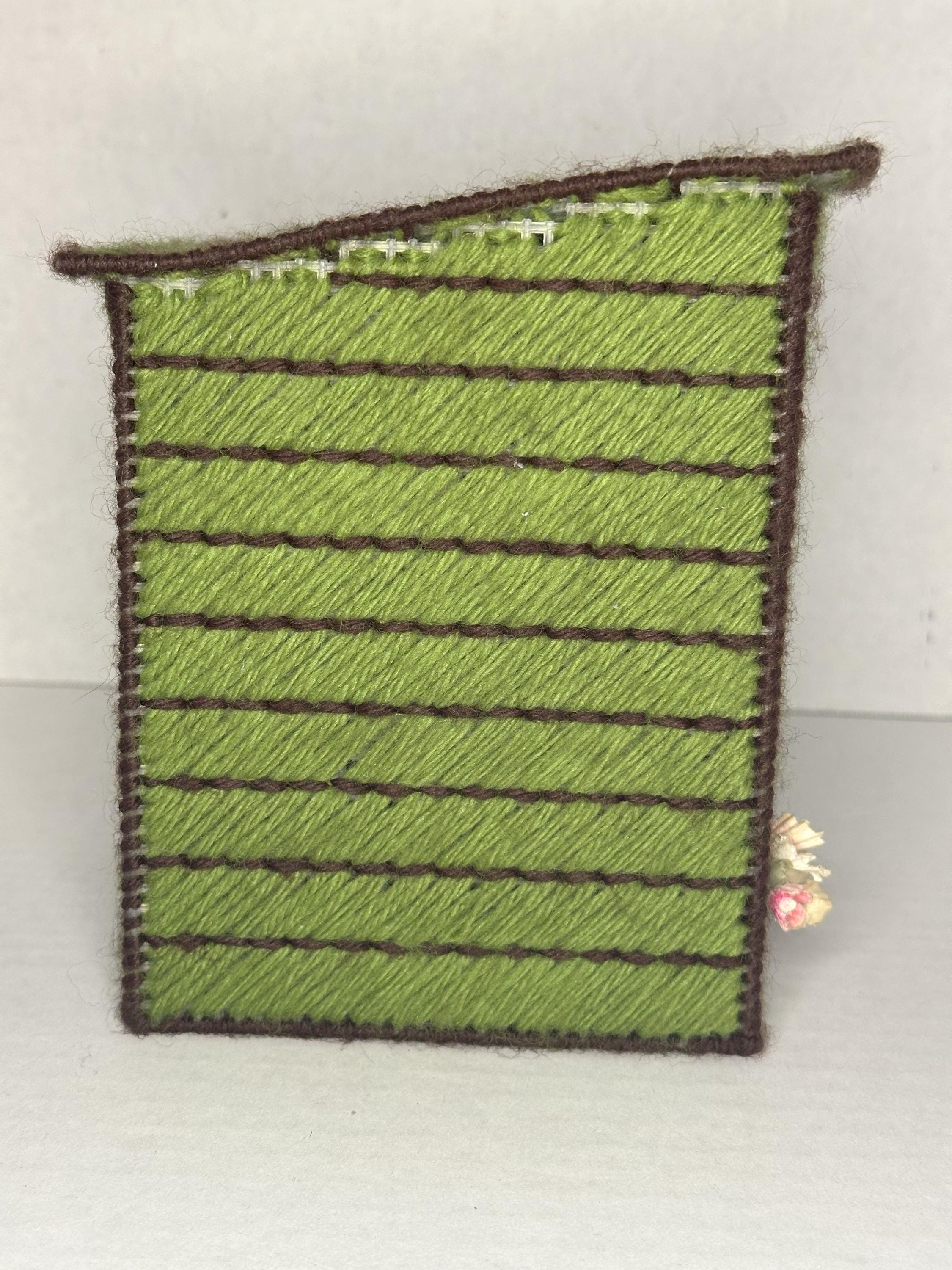 Handmade Needle Point Outhouse Tissue Box Cover - Etsy