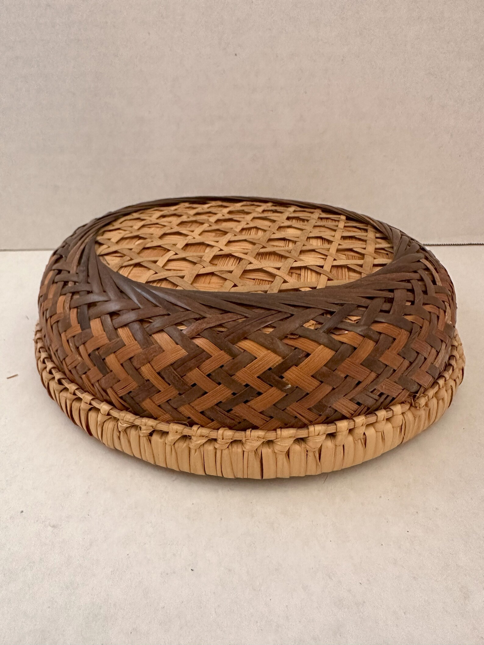 Vintage Handmade Woven Basket Set - Etsy