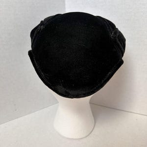 Black Velvet Beaded Juliette Cap - Etsy