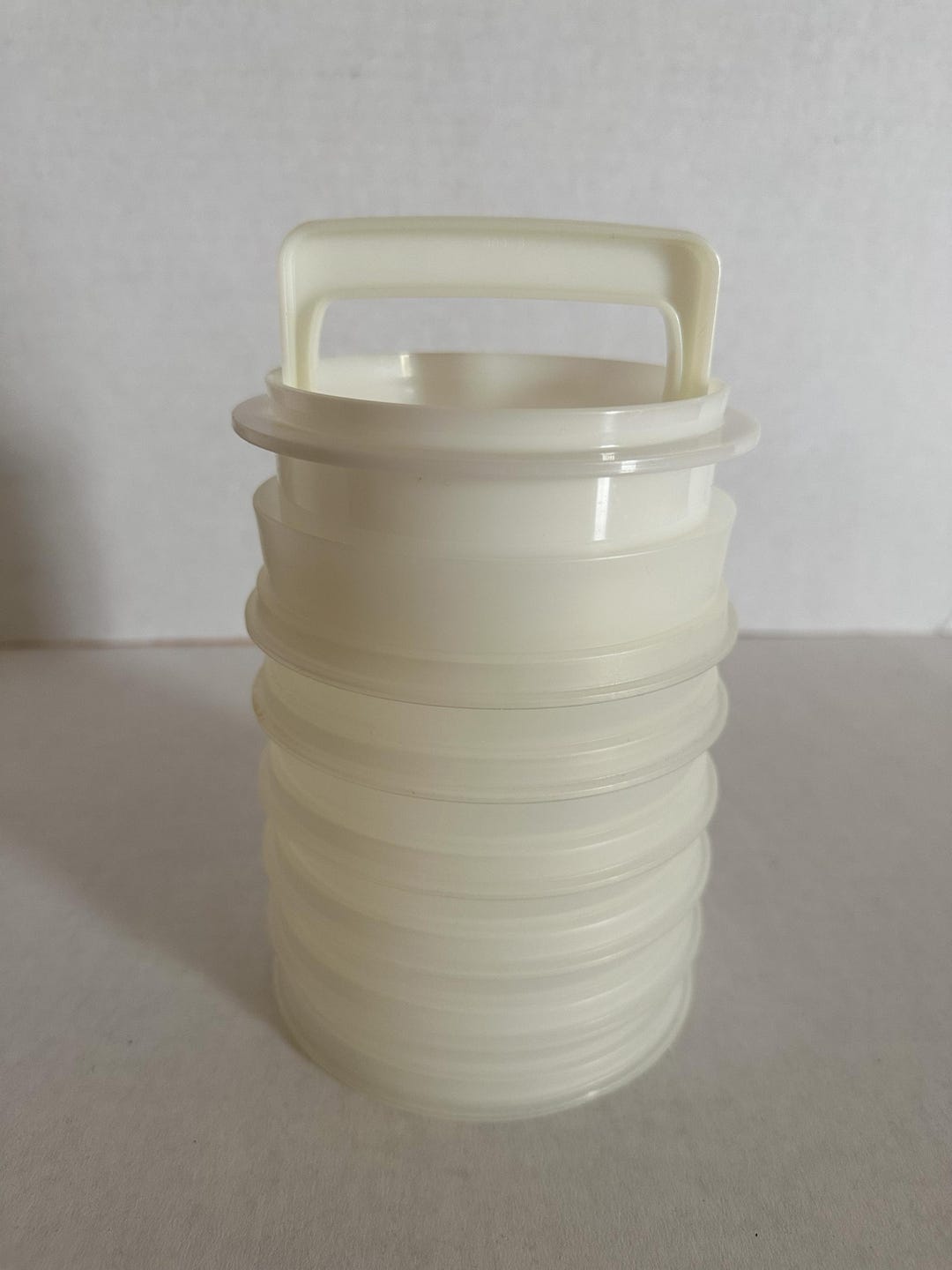 Vintage Tupperware Burger Press and Keepers - Etsy