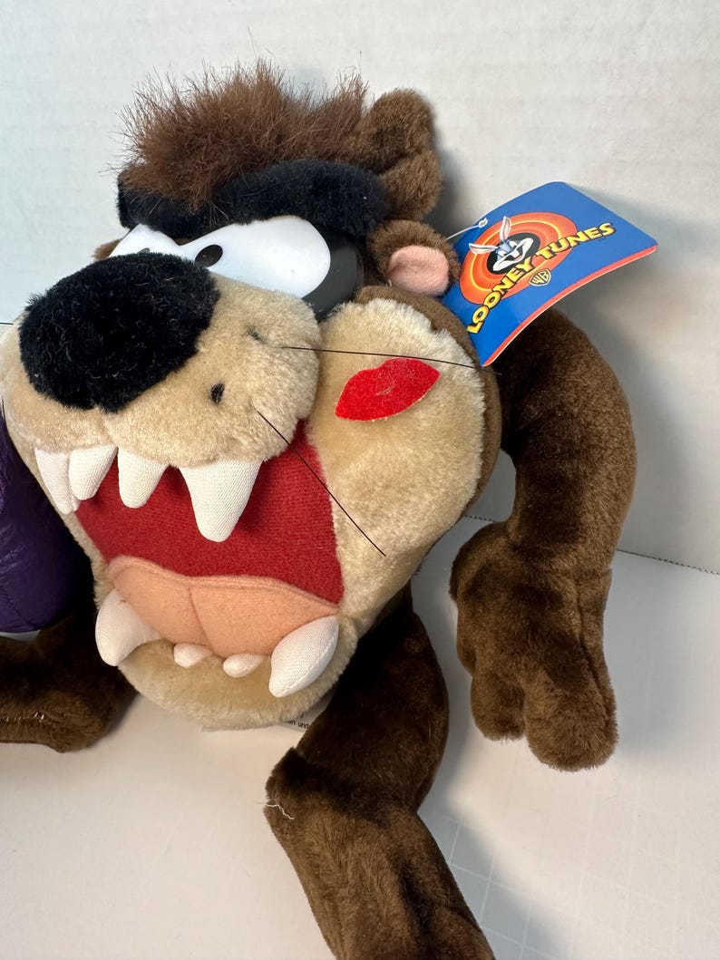 1998 Tasmanian Devil “hot Stuff” Looney Tunes Plushie - Etsy