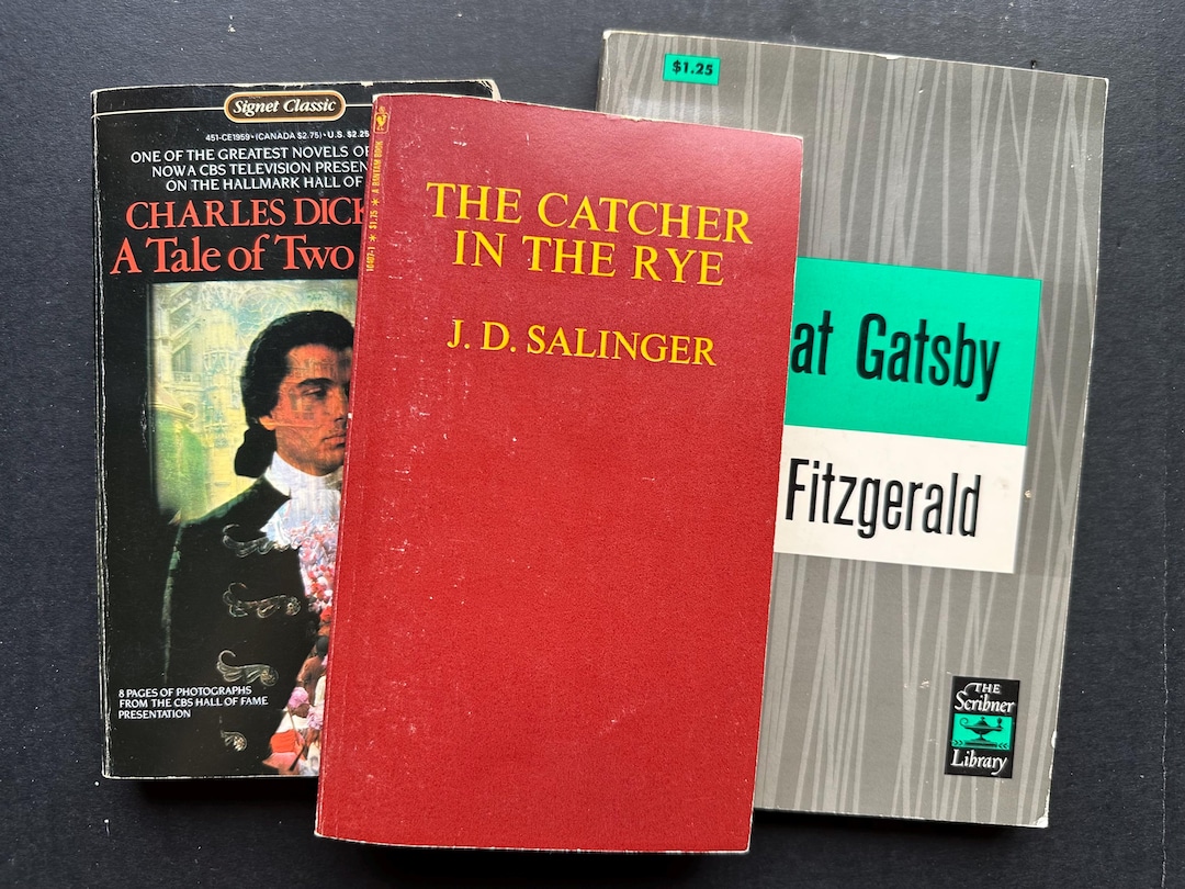 Three Classic Books : the Great Gatsby, Cather in the Rye, Charles ...