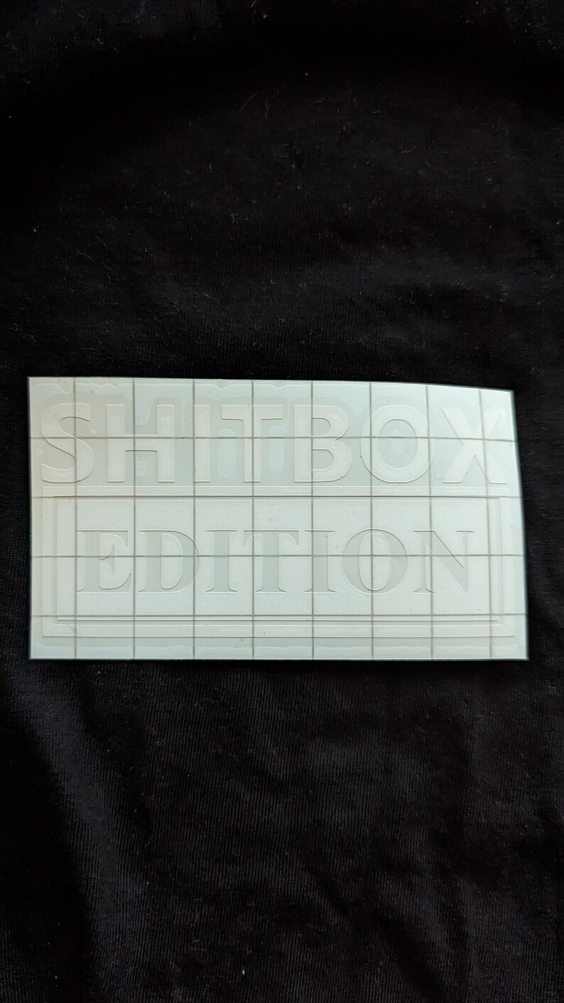 Shitbox Edition - Sticker - Etsy