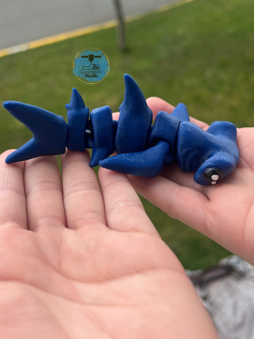 Articulated Shark | 3D Printed Fish | Adult Fidget Toy | Shark Figure ...