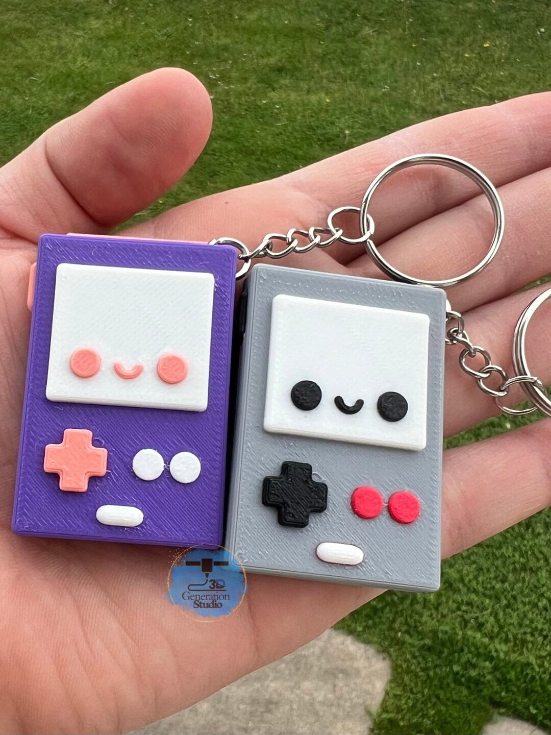 Console Keychain | Fidget Keychain | Game Console Charm - Keychain ...