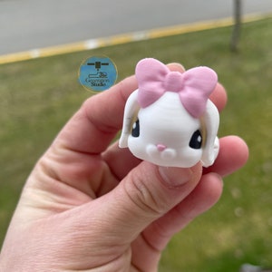 Floppy Ears Bunny | Articulated Fidget Bunny | 3D Printed Bunny ...