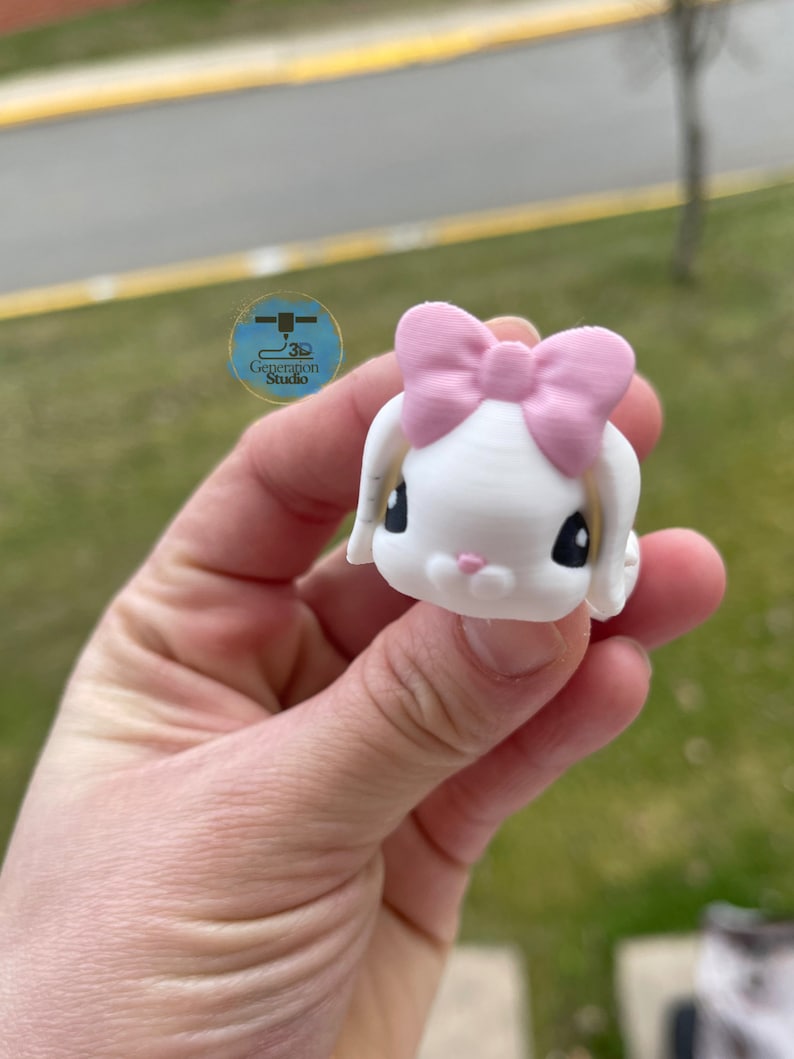 Floppy Ears Bunny | Articulated Fidget Bunny | 3D Printed Bunny ...