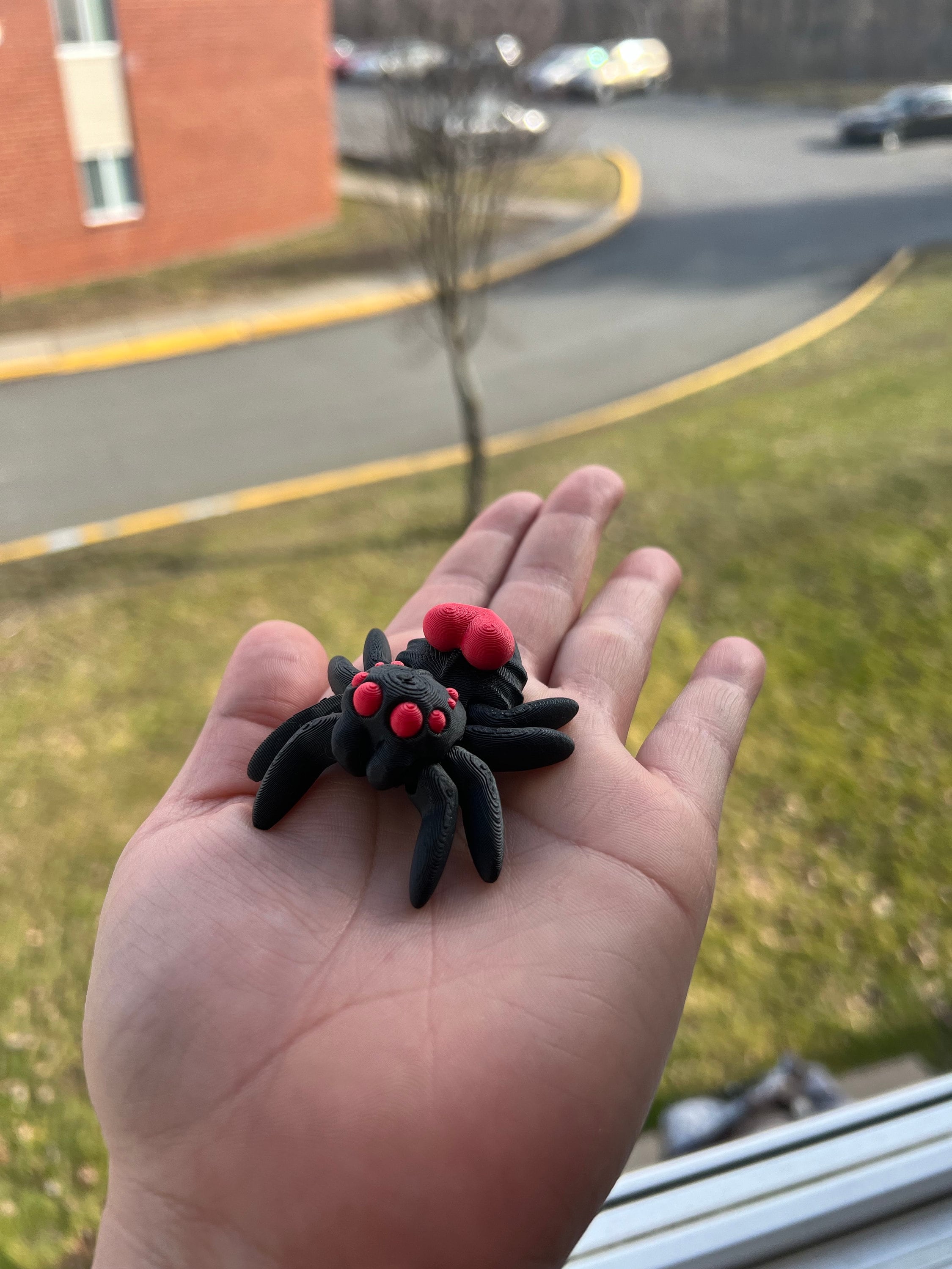 Unique 3D Printed Spider Fidget Toy Baby Jumping Spiders Articulated ...