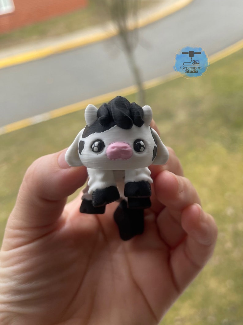 Cute Articulated Baby Cow | 3D Printed Articulated Mini Creatures ...