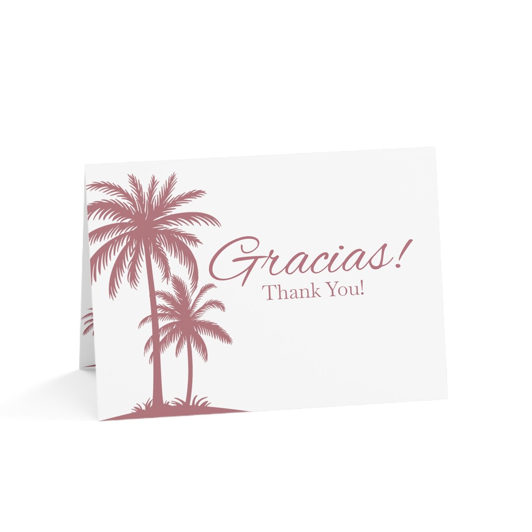 Thank You, Gracias Cards in Spanish and English for Special Occasions 1 ...