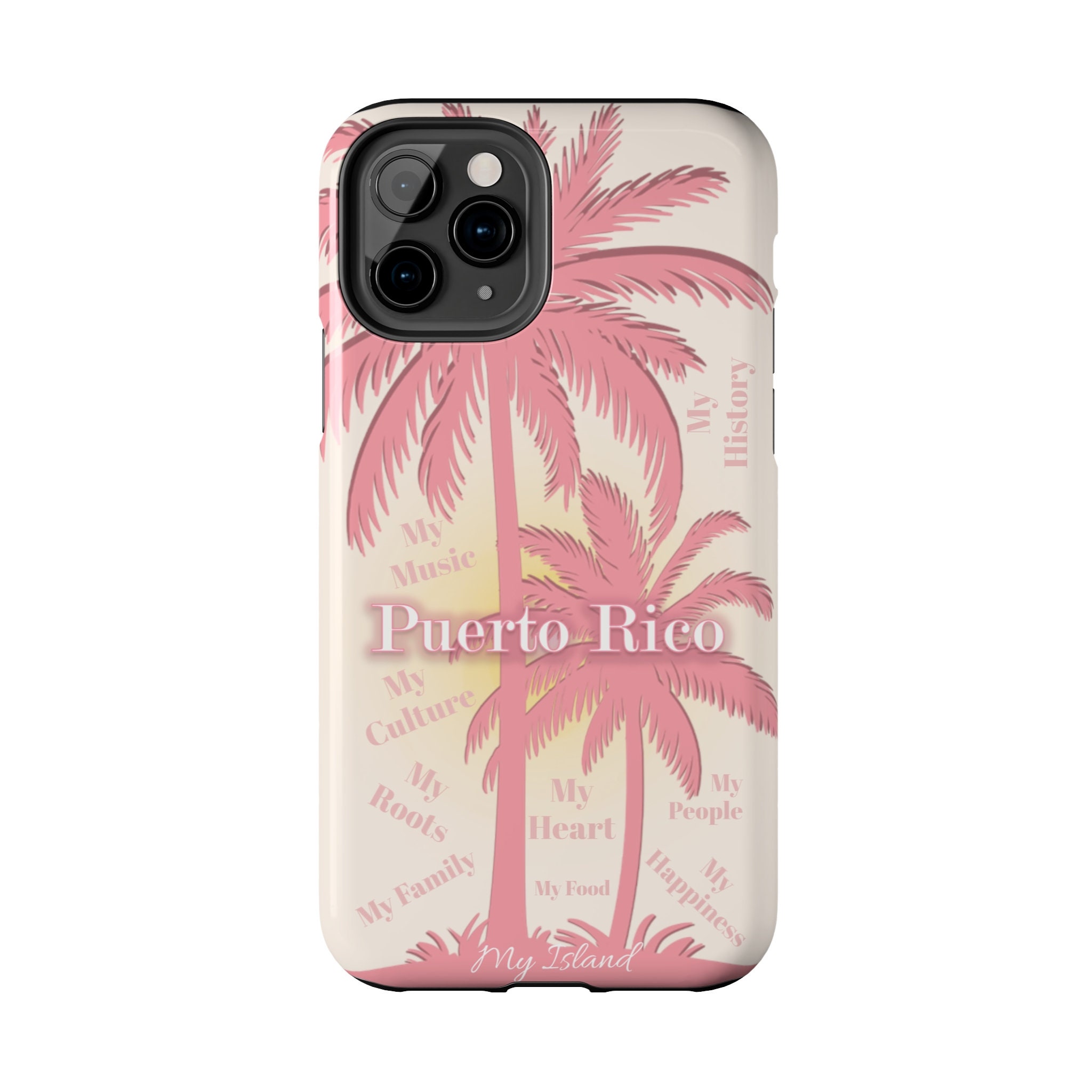 Puerto Rico Pink- Phone Cases - Etsy