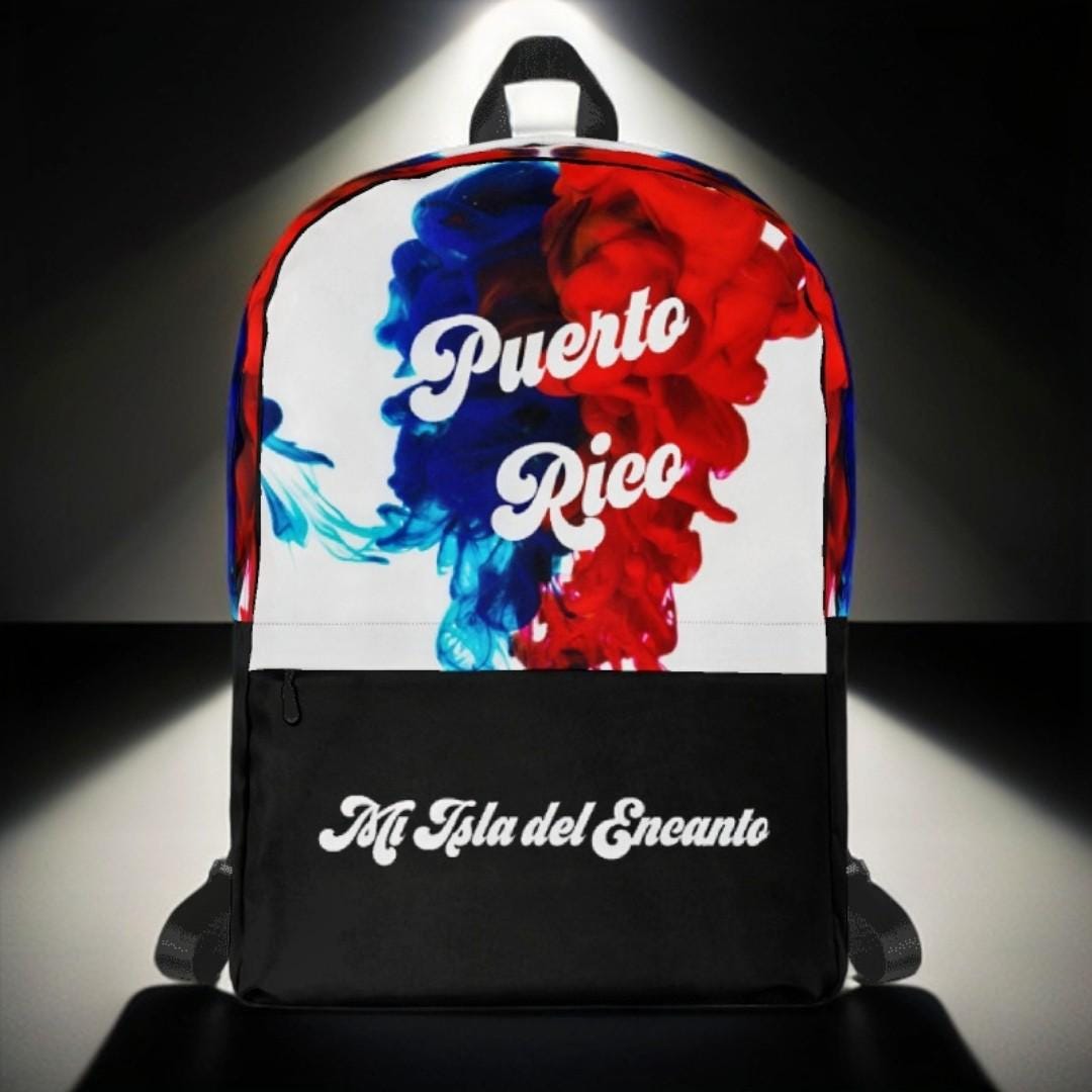 Puerto Rico Red, White and Blue Backpack-back to School Bag - Etsy