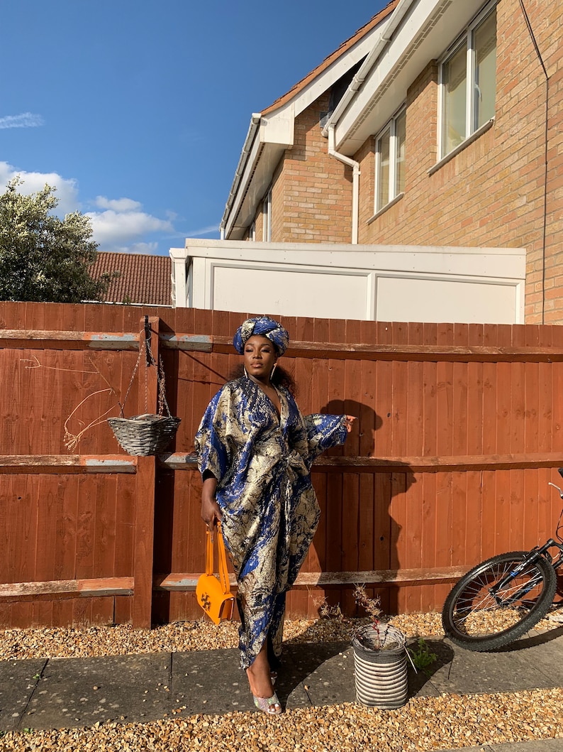 Rich Aunty Brocade Ruched Dress.. - Etsy