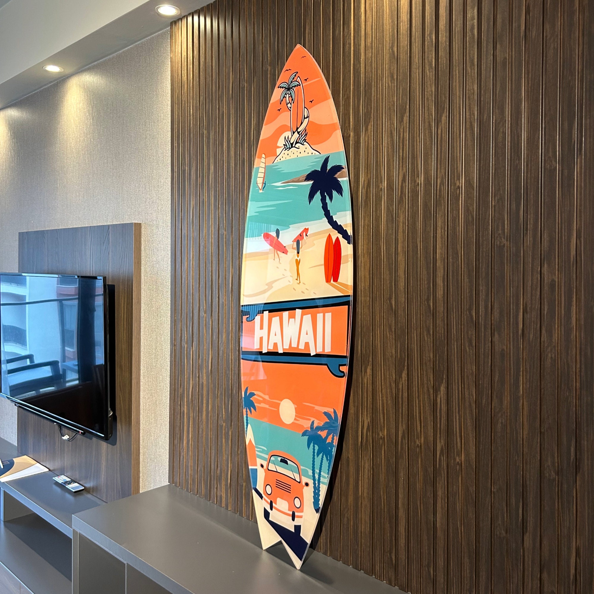 Hawaii Theme Decorative Surfboard Plexiglass Acrylic Surfboard Shaped ...