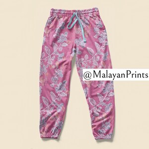 Set of 13 High Quality Pink Batik Digital Paper Seamless Design Wax ...