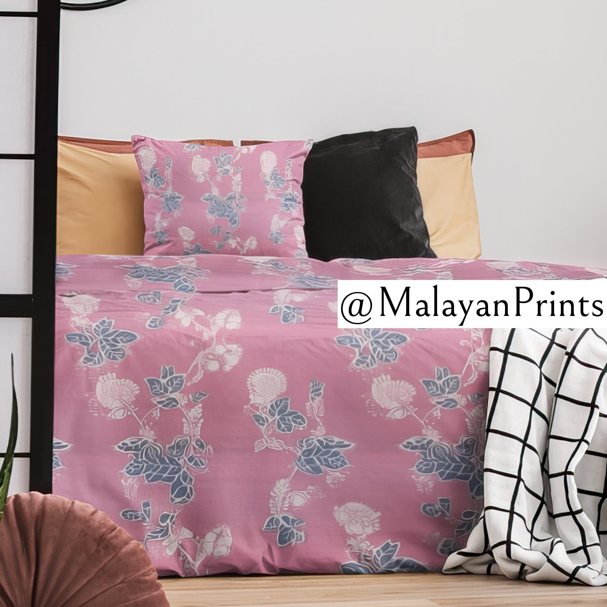 Set of 13 High Quality Pink Batik Digital Paper Seamless Design Wax ...