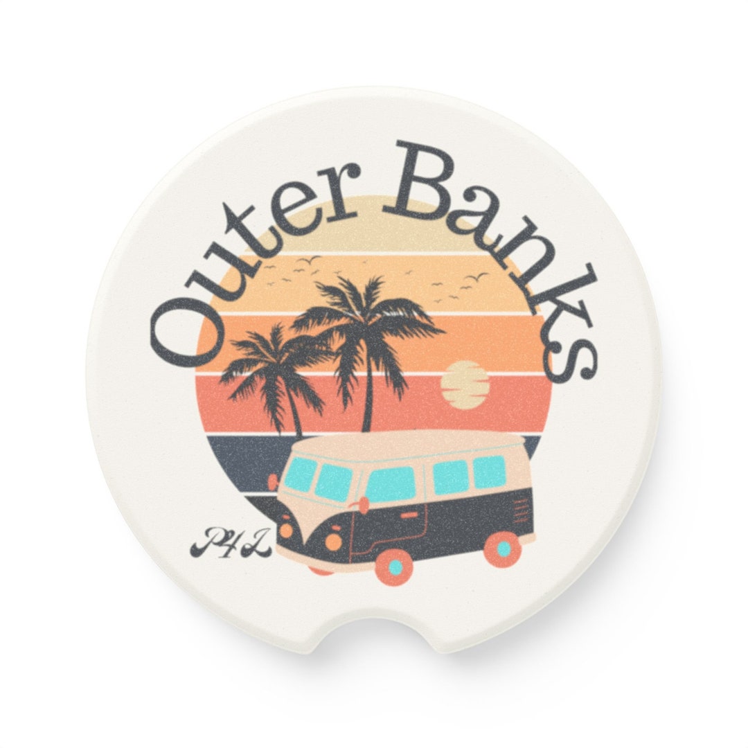 Outer Banks, Pouge Life, Soapstone Car Coaster - Etsy