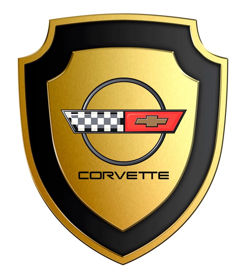 4 Models Shield Emblem With Unique Logo CORVETTE / Suitable for Auto ...