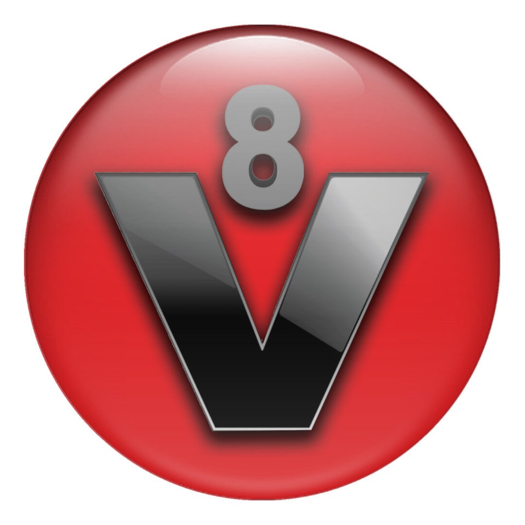 Silicone Emblem With Unique Logo V8 Suitable for Auto Tuning,car ...