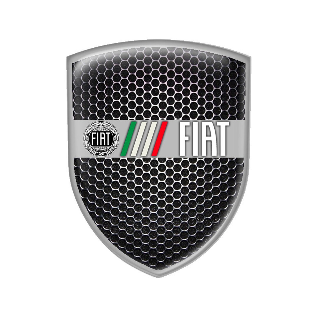 4 Models Shield Emblem With Unique Logo FIAT / Suitable for Auto Tuning ...
