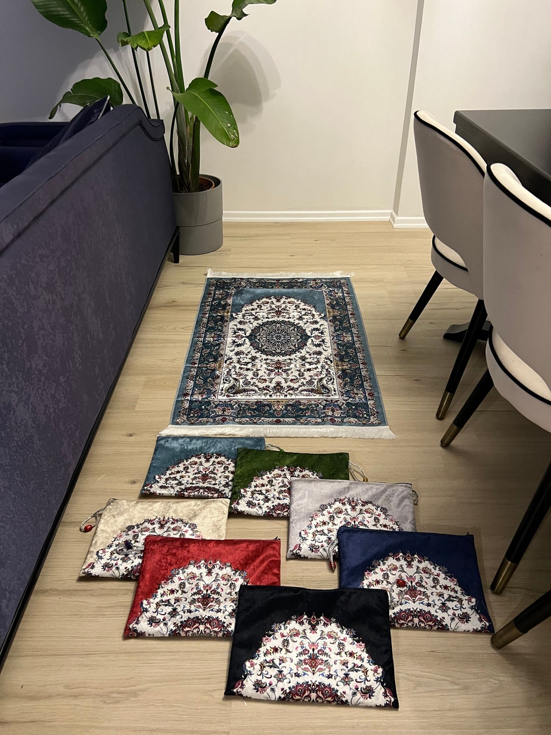 Luxury Prayer Rug and Bag, Bag, Luxury Bag, Prayer Rug for Muslim ...